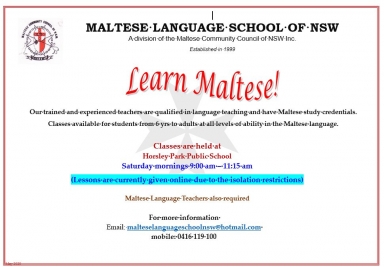 Maltese Language School - Maltese Community Council of NSW